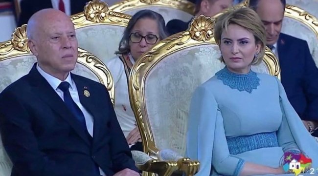 En photos : Ichraf Chébil habillée par le créateur tunisien Ahmed ...