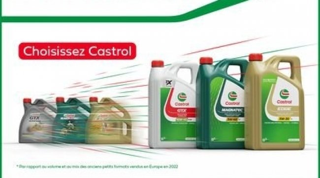 La marque de lubrifiants Castrol adopte une nouvelle identité visuelle - Arabeque
